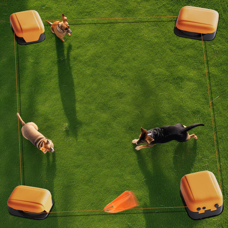 POPRHINO Remote-Control Pet Chase Toy For Outdoor Exercise & Training, Suitable For Dogs ...